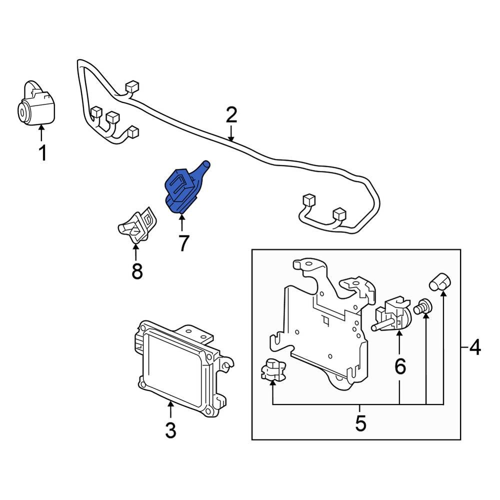 Honda OE 80525T2FA01 - Ambient Air Temperature Sensor