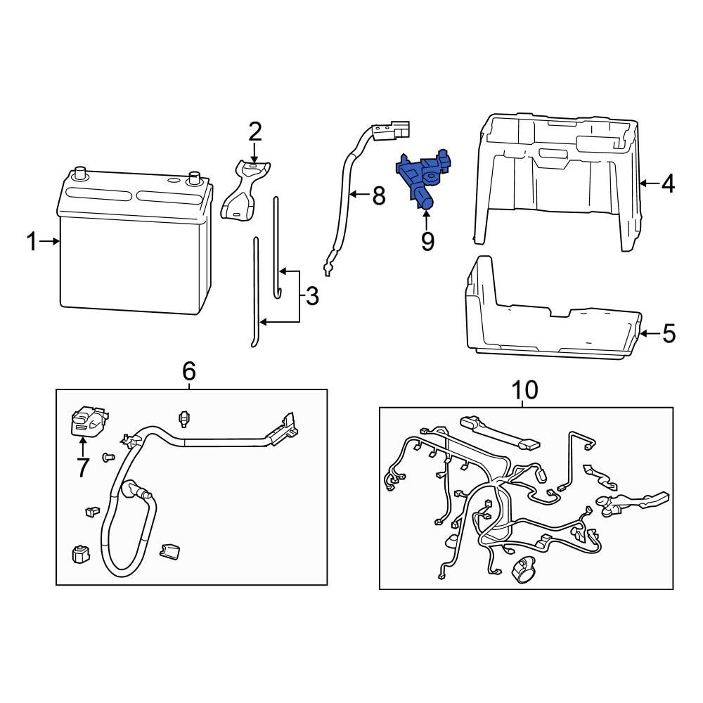 Honda OE 38920TR0A02 - Battery Temperature Sensor