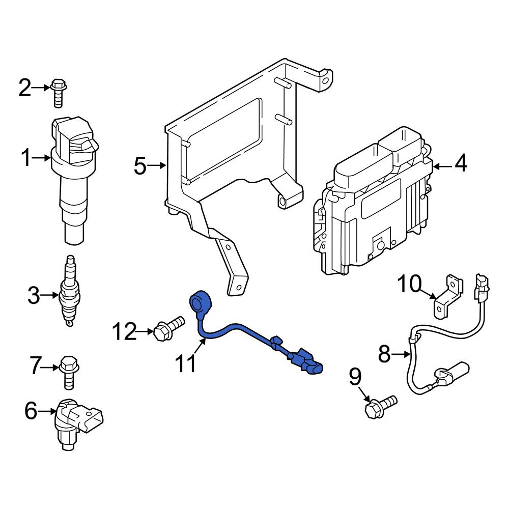 Hyundai OE 392502E000 - Ignition Knock (Detonation) Sensor