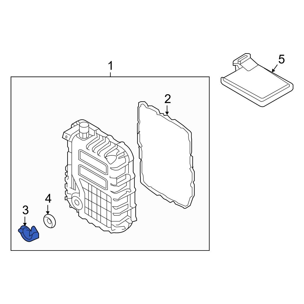 Hyundai OE 4528526100 - Automatic Transmission Cover Drain Plug