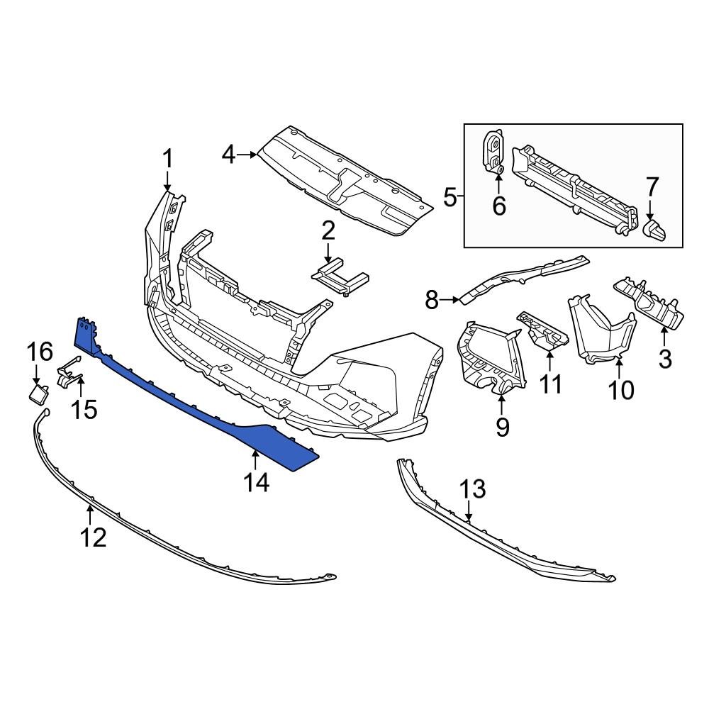 Hyundai OE 86569N9CA0 - Front Bumper Trim