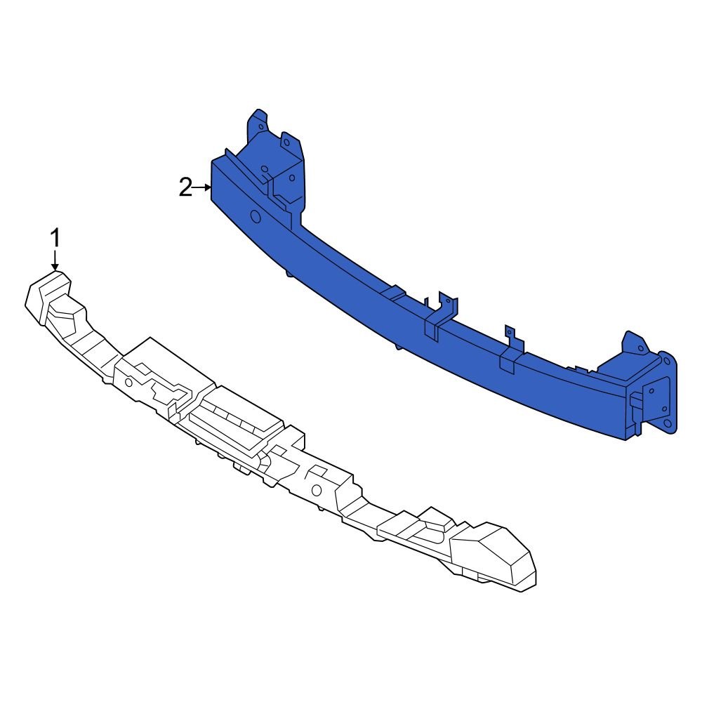 Hyundai OE 64900CW010 - Front Bumper Impact Bar