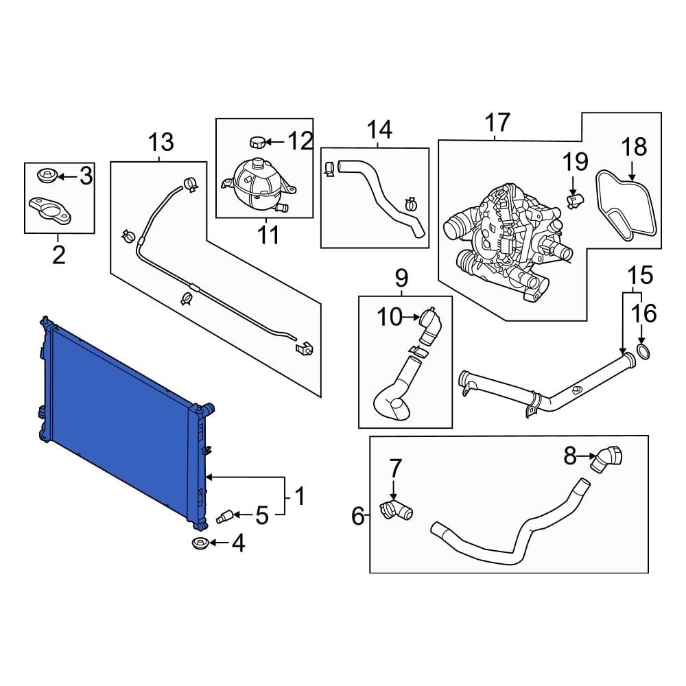 Hyundai OE 25310CW700 - Radiator