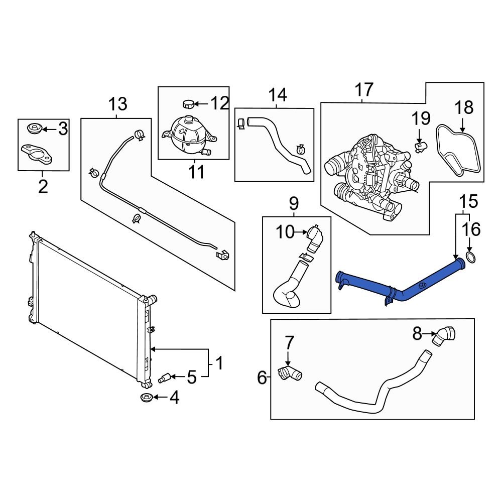 Hyundai OE 254602S000 - Engine Coolant Pipe