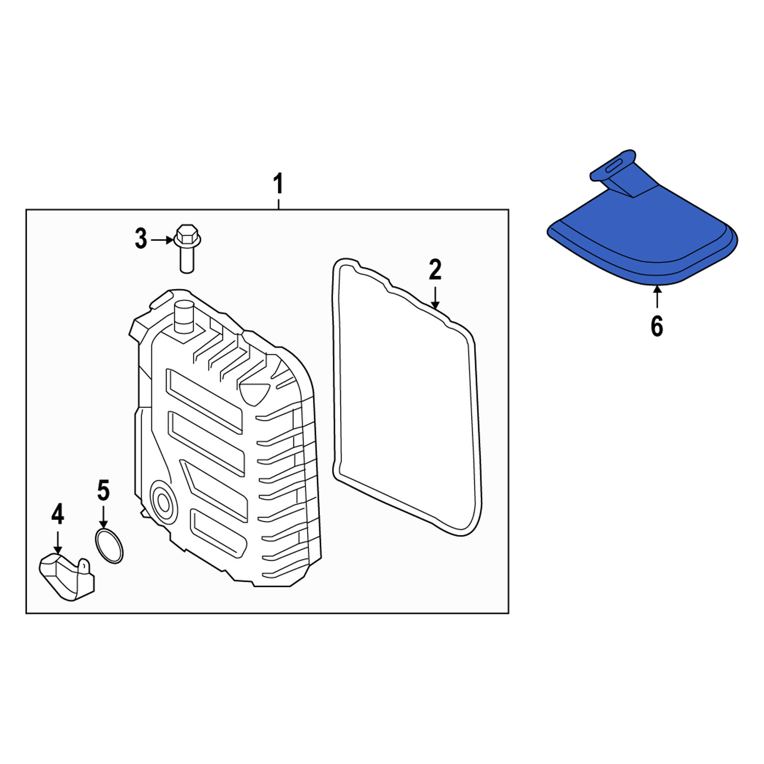 Hyundai OE 463214G300 - Transmission Oil Filter
