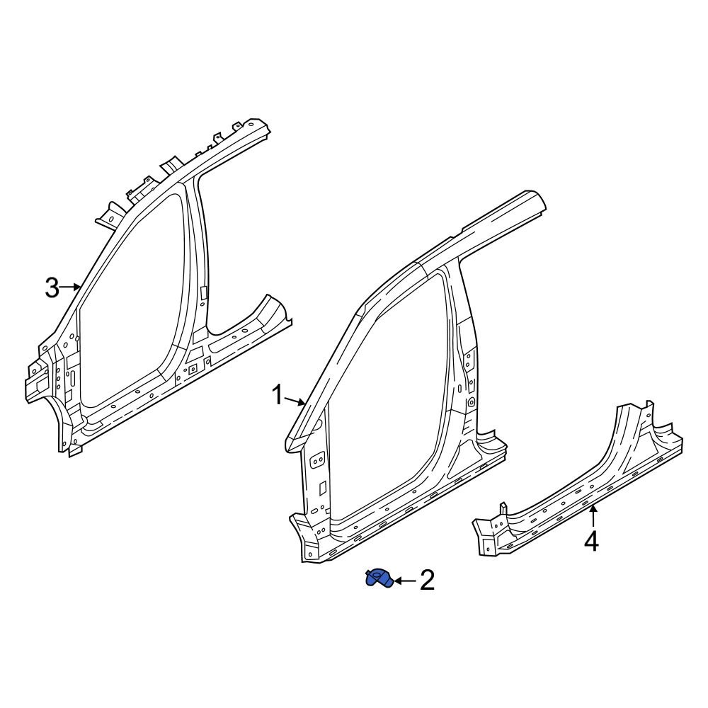 Hyundai OE 711A7N9000 - Uniside Bracket