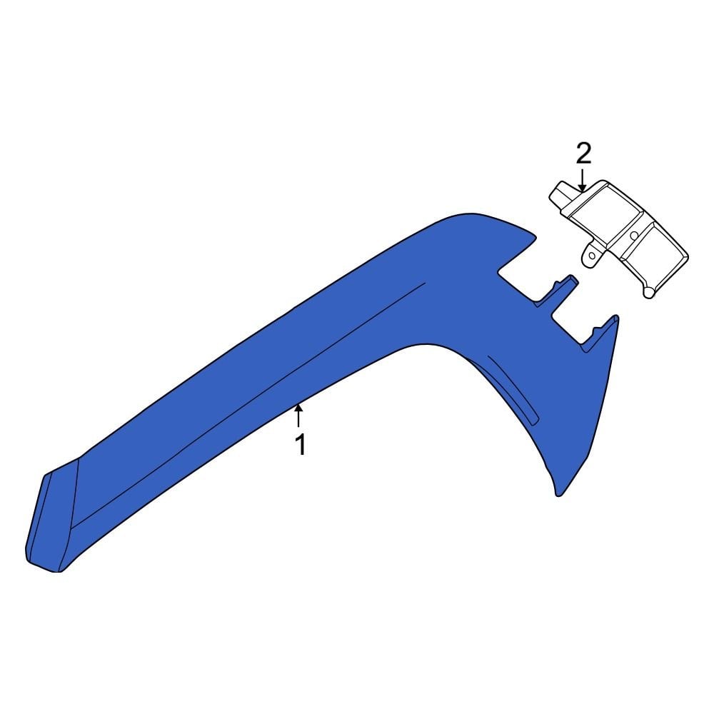 Hyundai OE 87744N9100CA - Rear Right Wheel Arch Molding