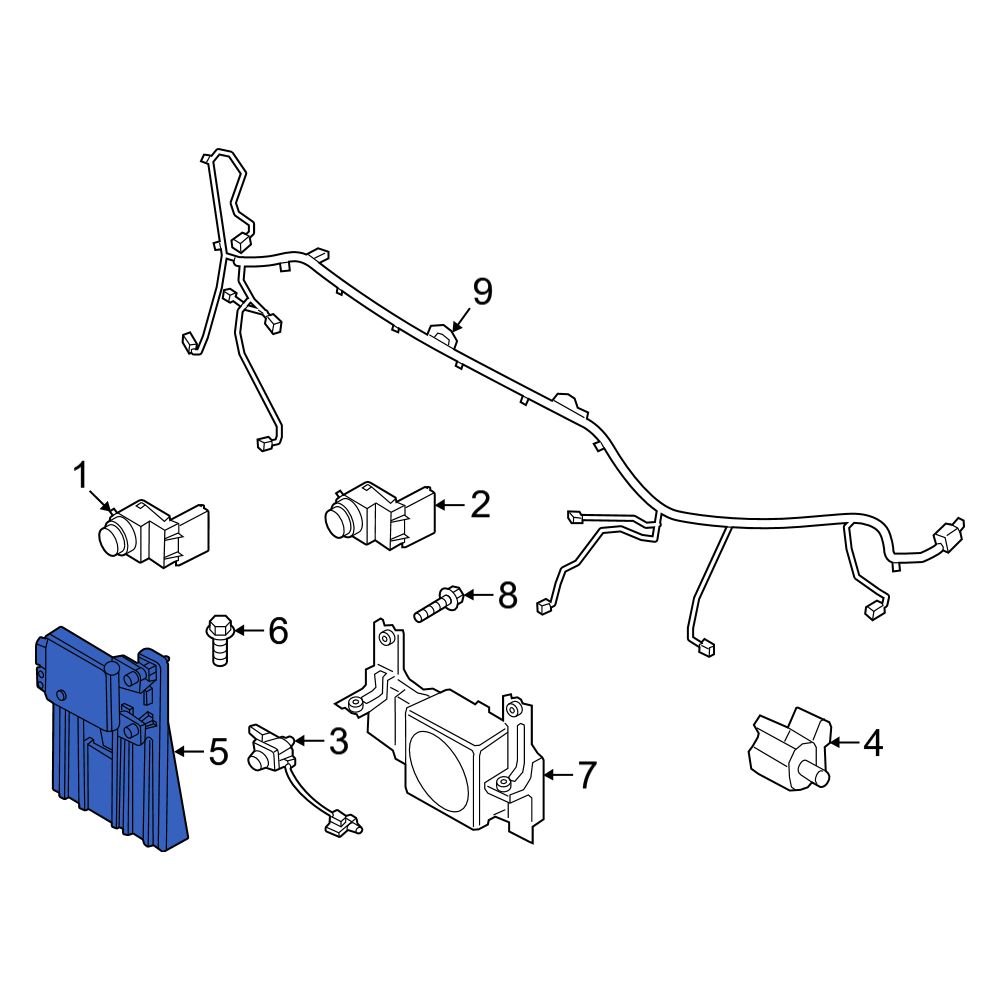 Hyundai OE 99110GI000 - Front Cruise Control Distance Sensor