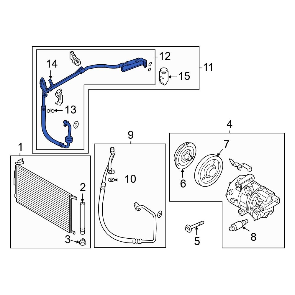 Hyundai OE 97721D2000 - HVAC Pressure Switch