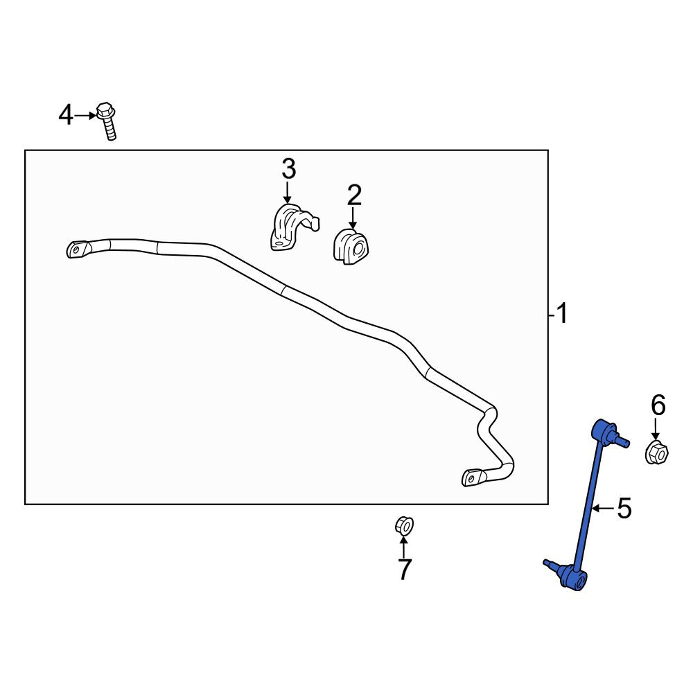 Hyundai OE 54830AA000 - Front Suspension Stabilizer Bar Link