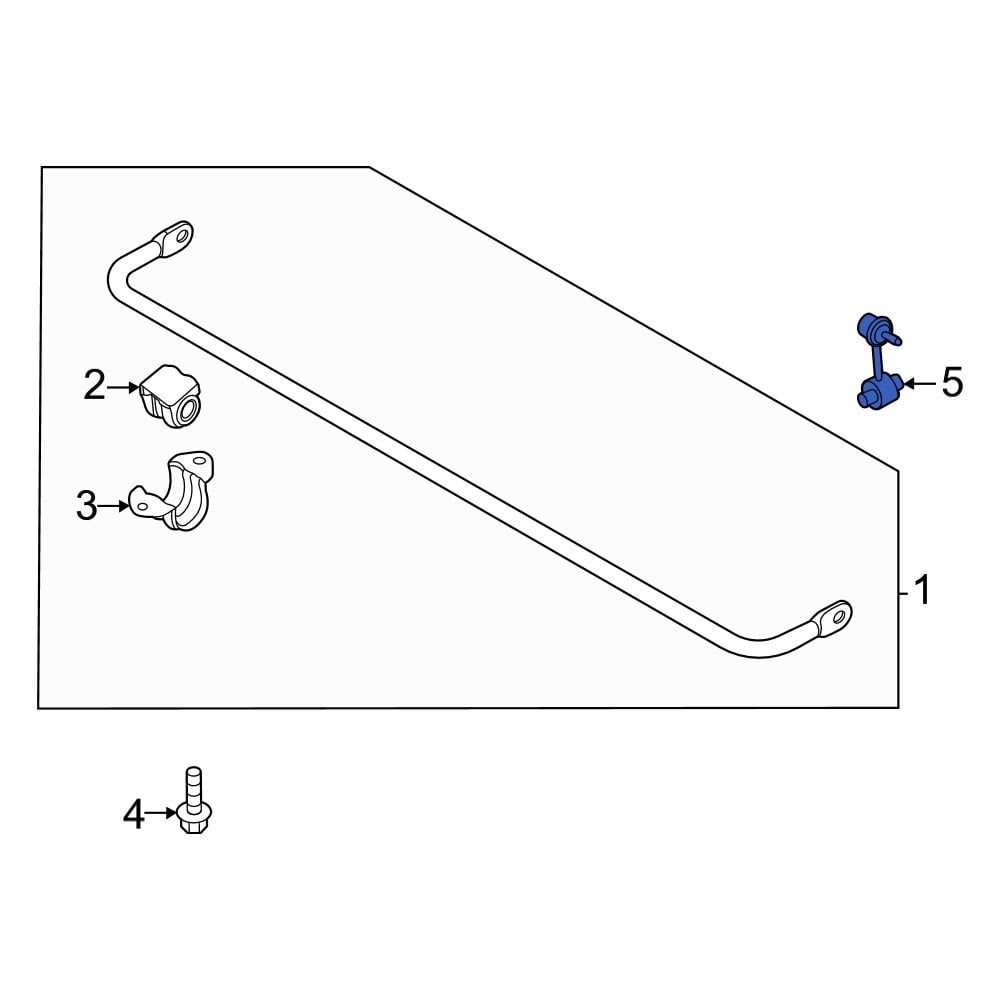 Hyundai OE 54830AA000 - Front Suspension Stabilizer Bar Link