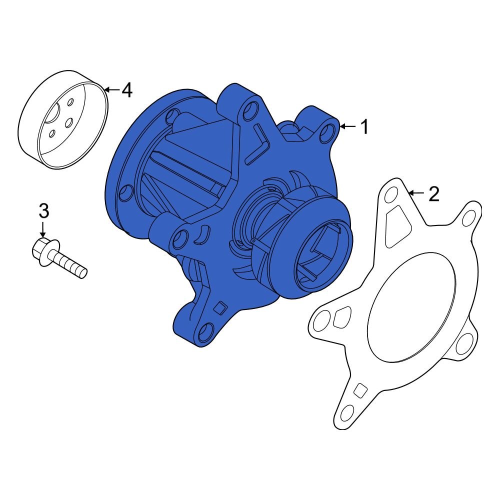 Hyundai OE 251002M800 - Engine Water Pump