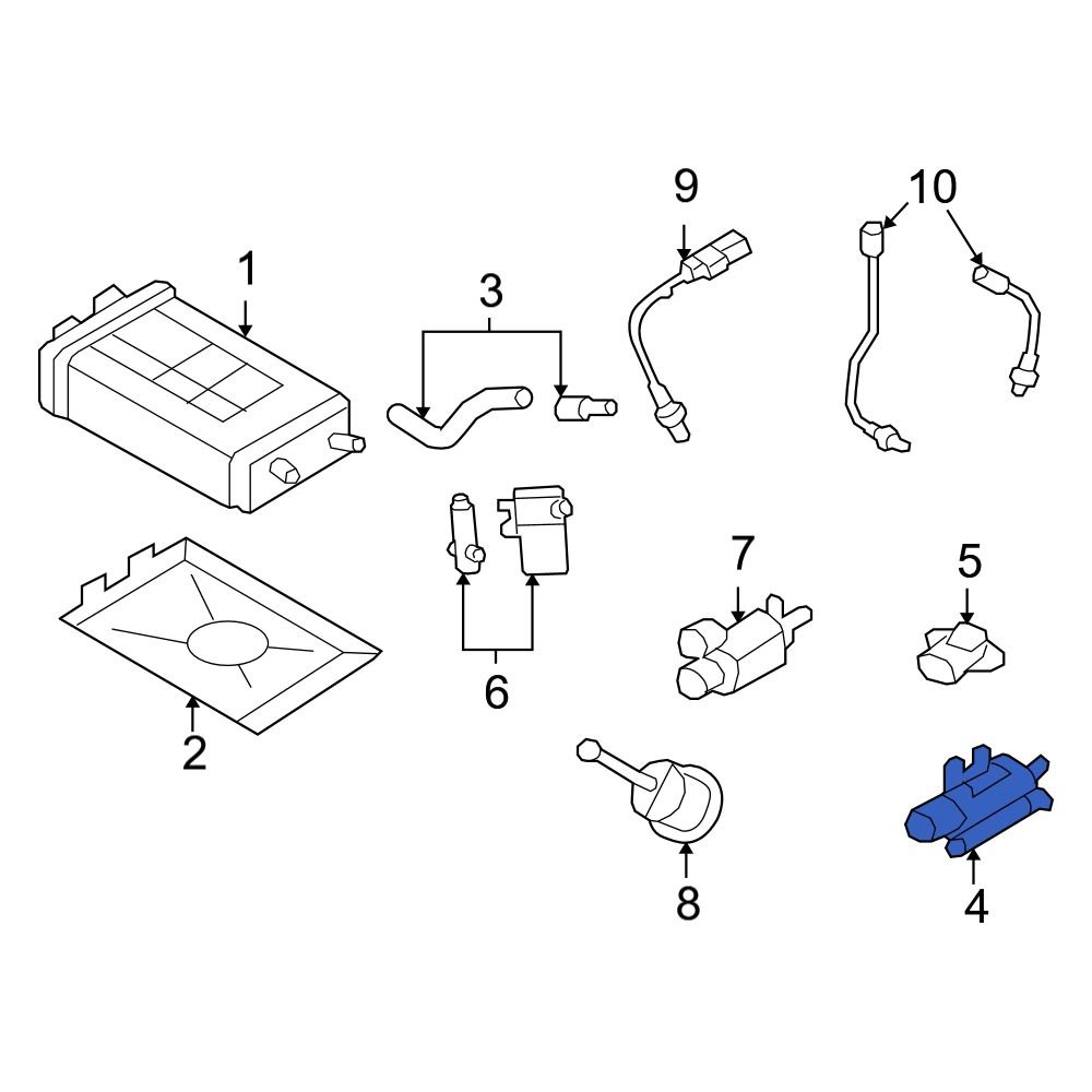 Hyundai OE 314533K500 - Vapor Canister Purge Solenoid