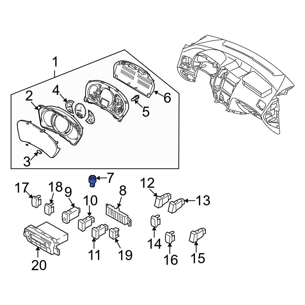 Hyundai OE 4262039200 - Vehicle Speed Sensor