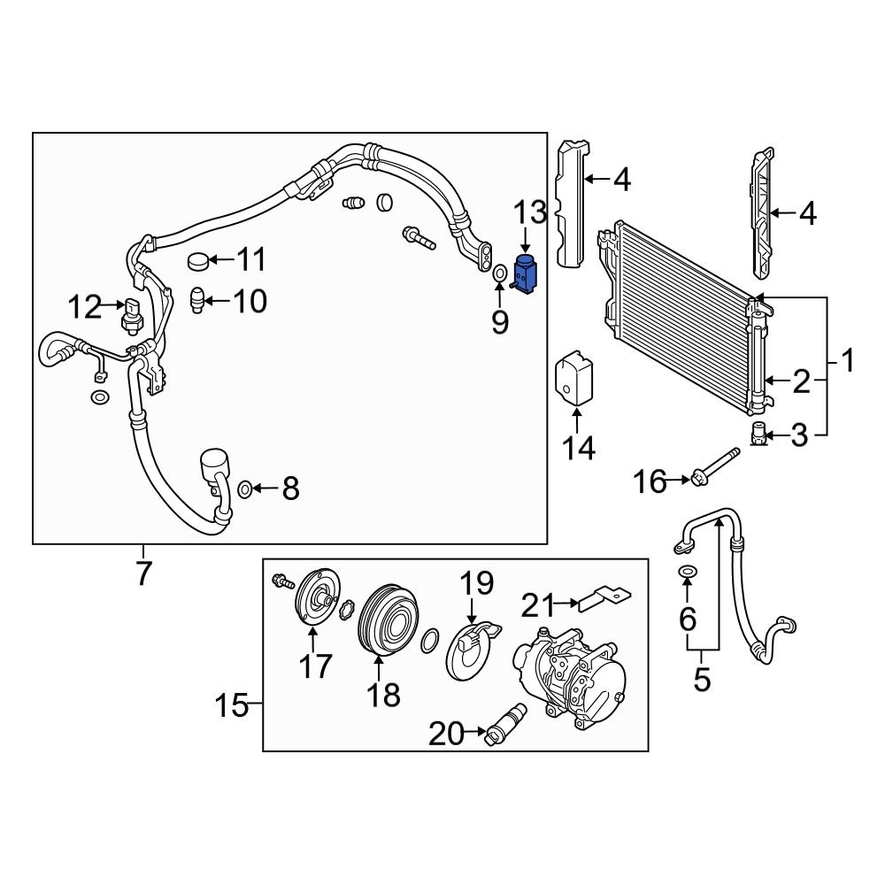 Hyundai OE 976262S000 - A/C Expansion Valve