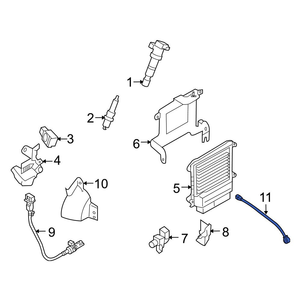 Hyundai OE 392502E000 - Ignition Knock (Detonation) Sensor