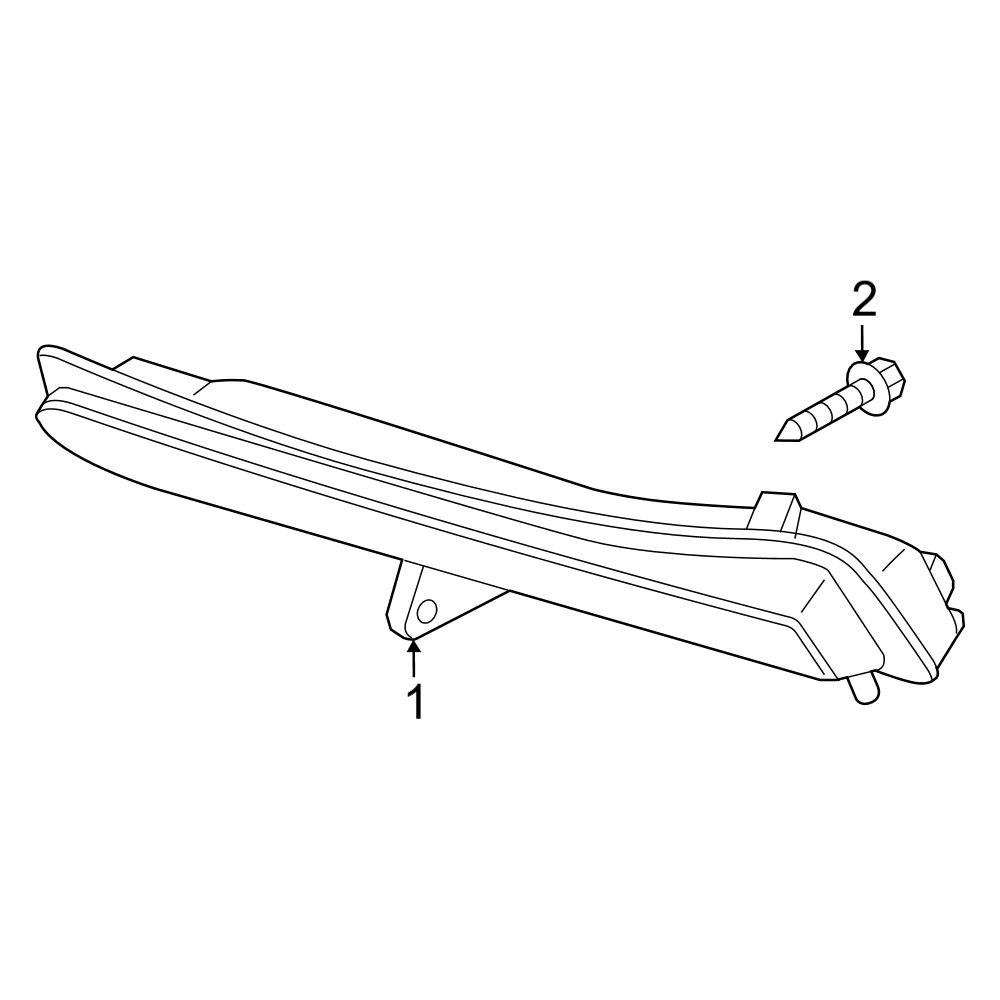 Hyundai OE 1249305167E - Lower Bumper Cover Screw