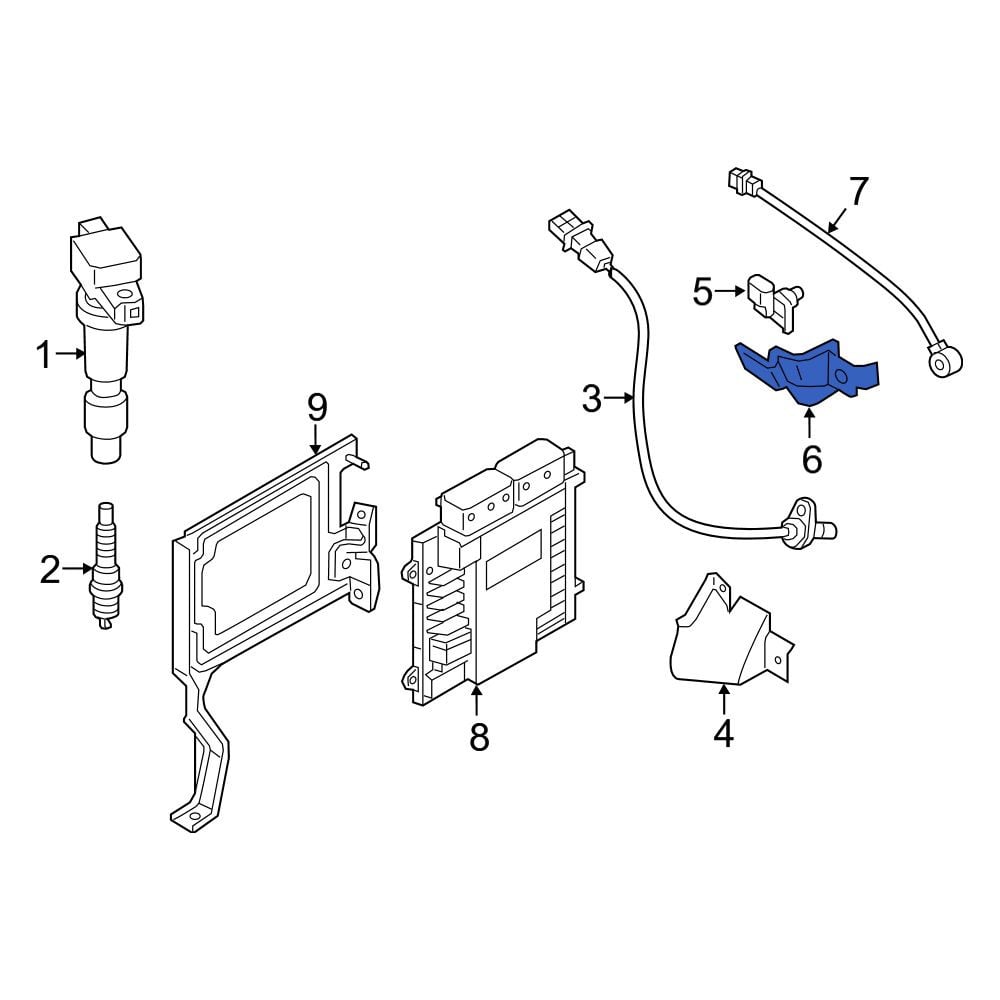 Hyundai OE 393502G110 - Engine Camshaft Position Sensor Cover