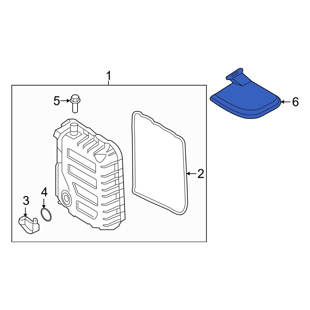 Hyundai OE 4632126000 - Transmission Oil Filter