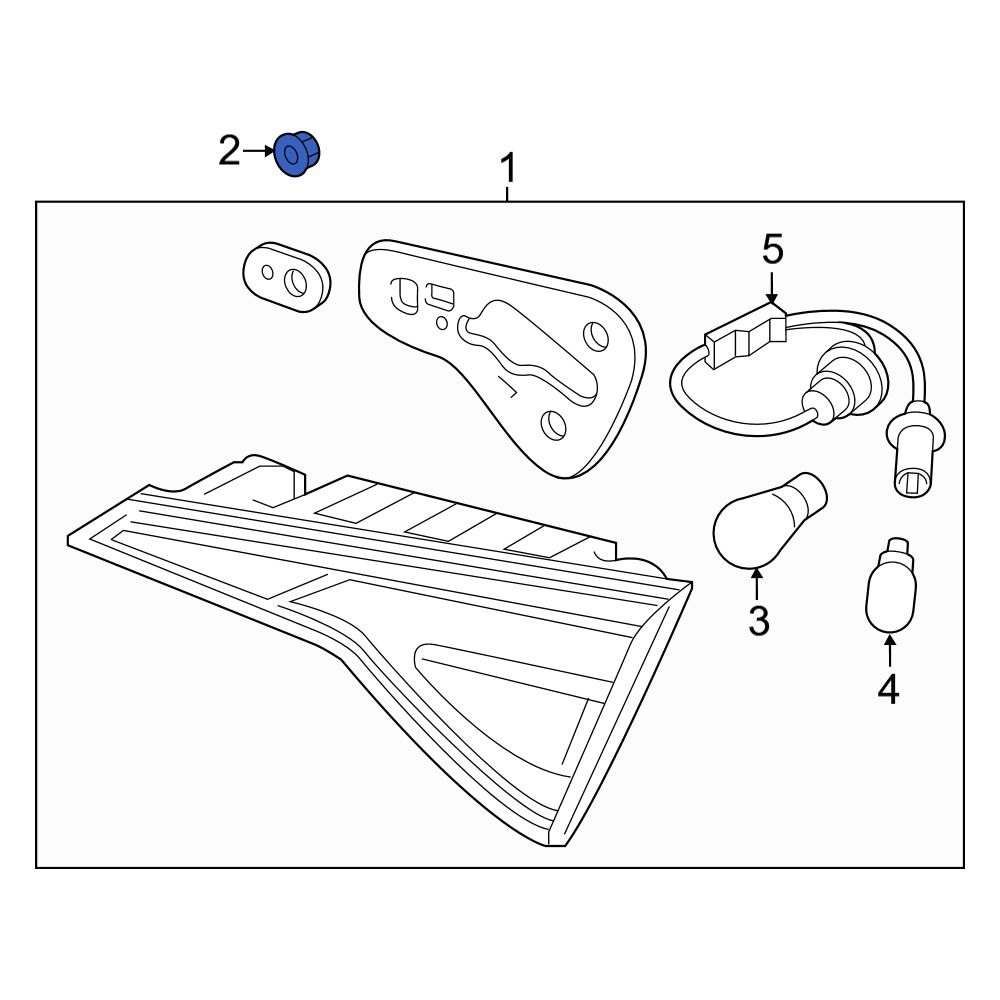 Hyundai OE 873131C000 - Tail Light Nut