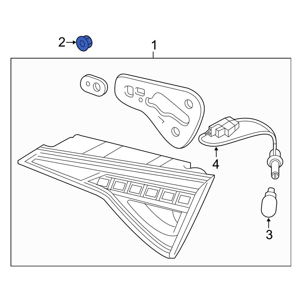 Hyundai OE 873131C000 - Tail Light Nut