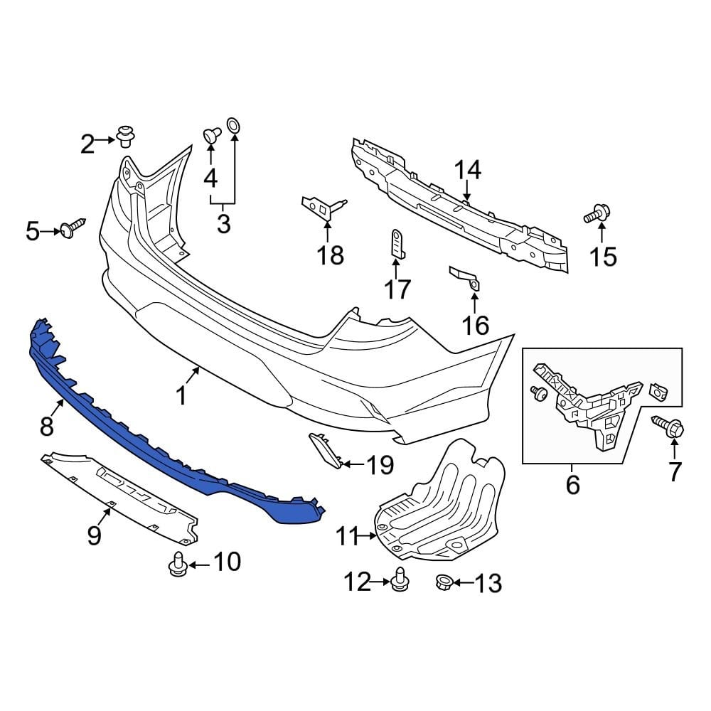 Hyundai OE 86511C2AA0 - Front Bumper Cover