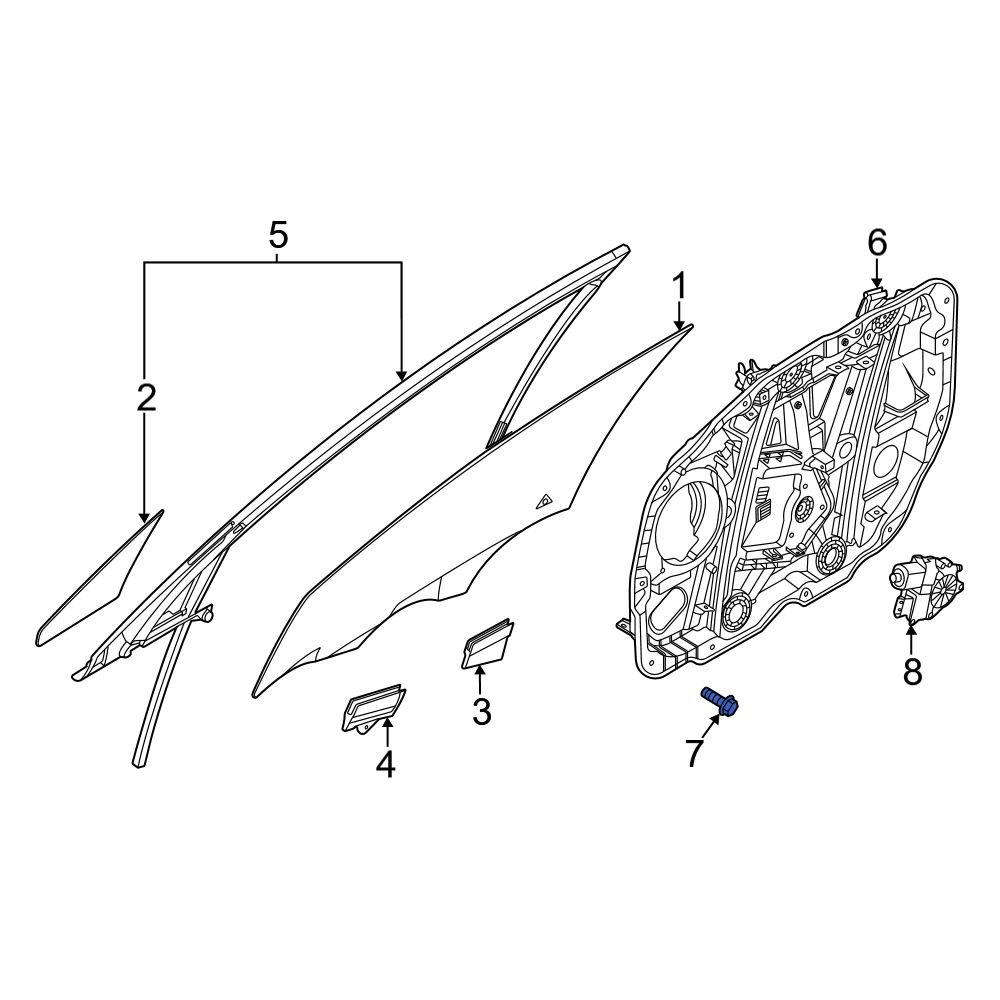 Hyundai OE 1140806141 - Door Panel Carrier Bolt