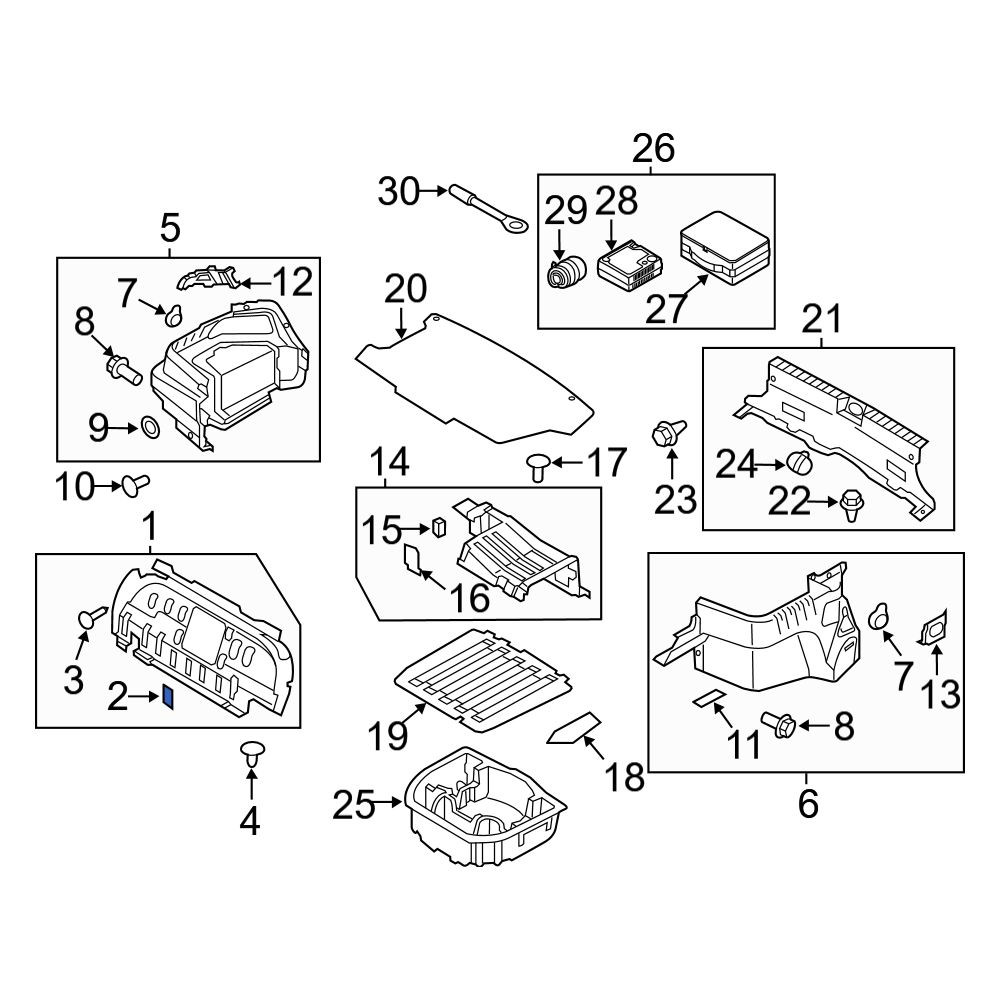 Hyundai OE 8691021010 - Bumper Cover Nut