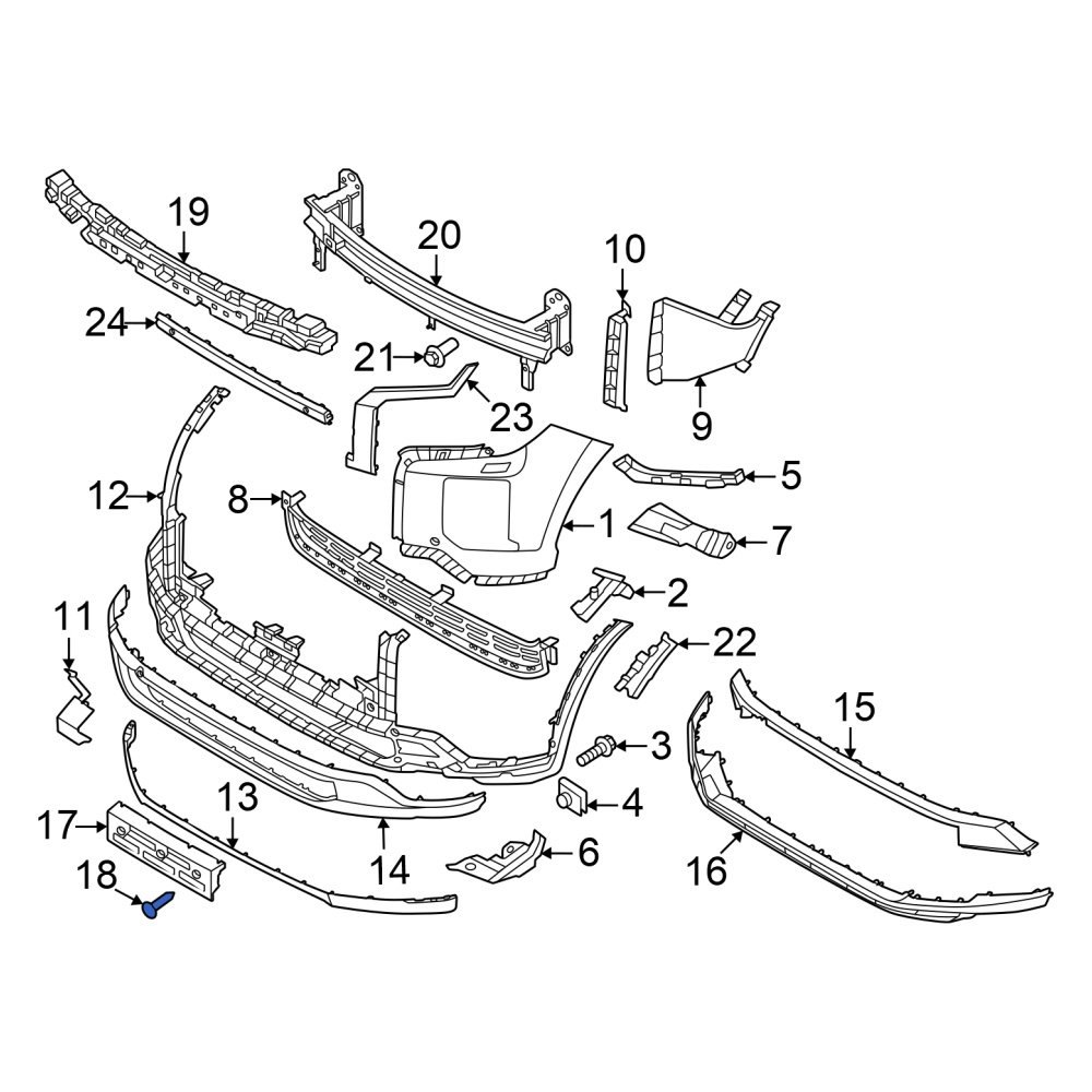 Hyundai OE 64900S8110 - Front Bumper Impact Bar
