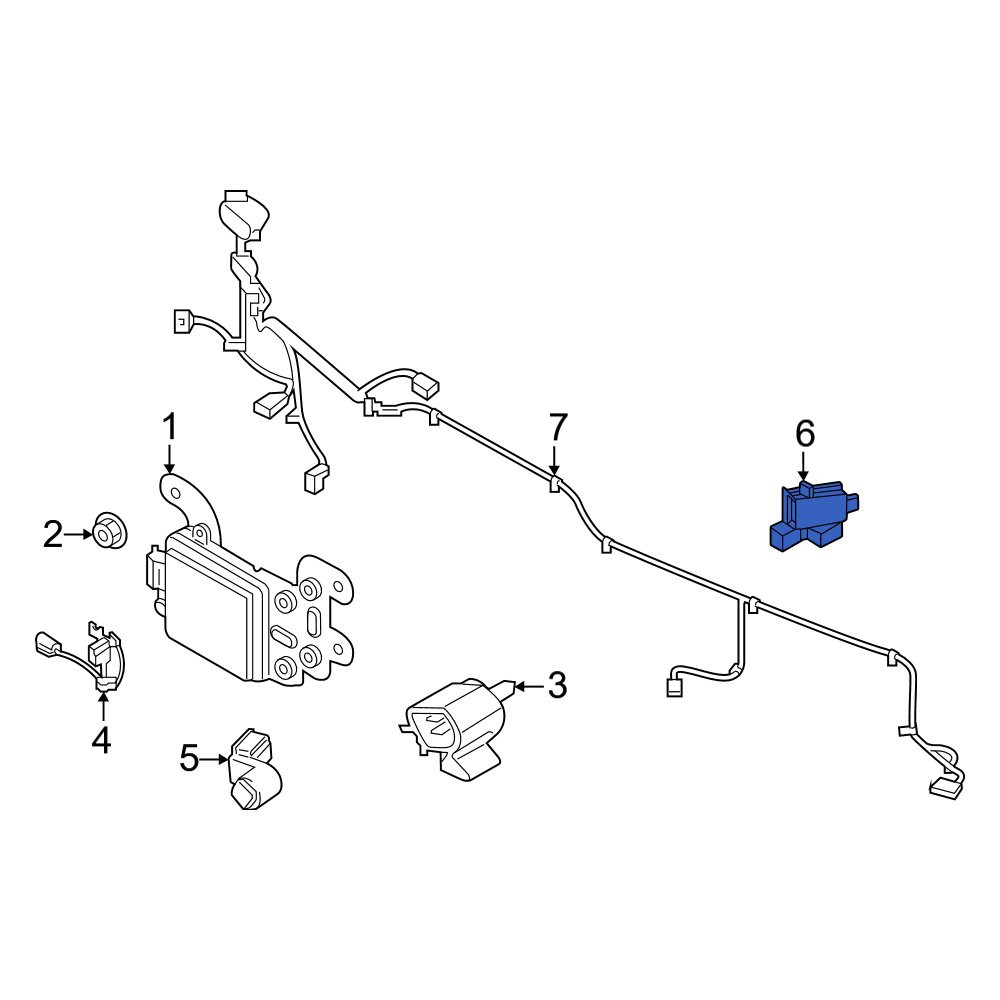 Hyundai OE 99120S8150 - Front Left Blind Spot Detection System Warning ...
