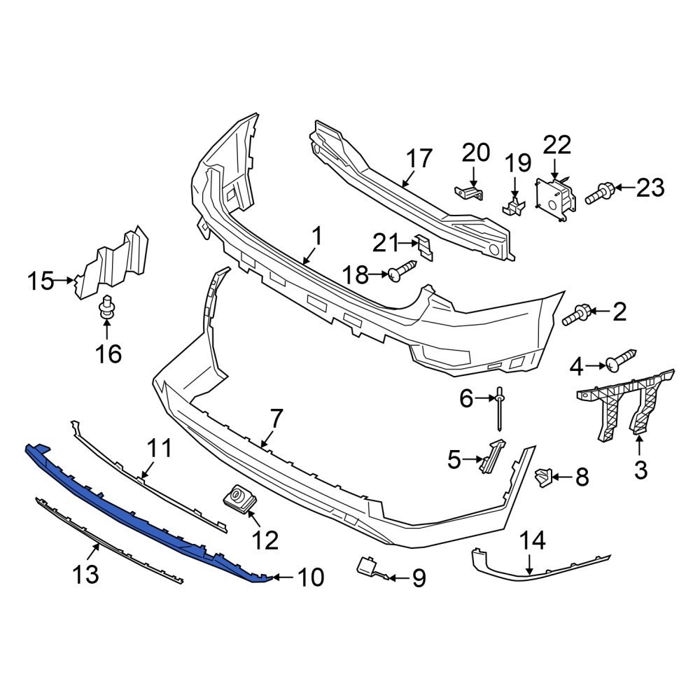 Hyundai OE 86577S8000 - Front Valance Panel