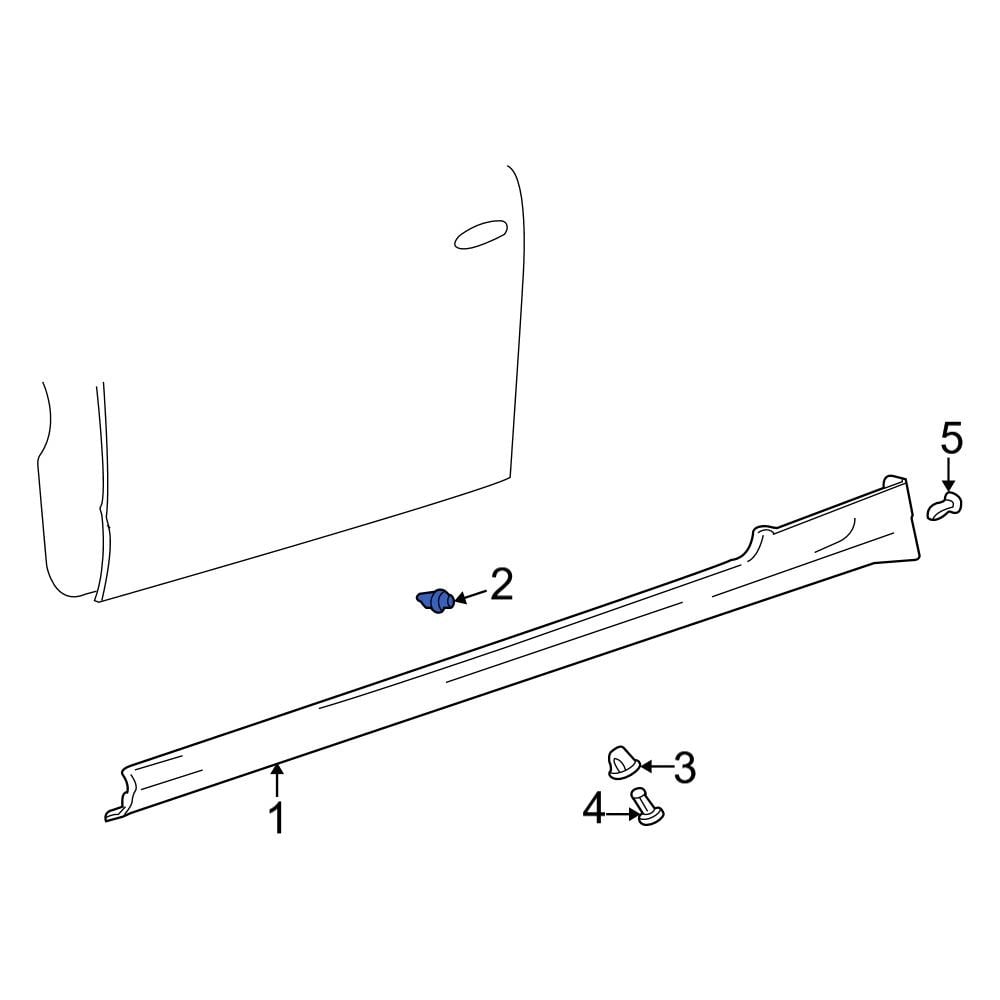 Hyundai OE 8775835000 - Rocker Panel Molding Clip