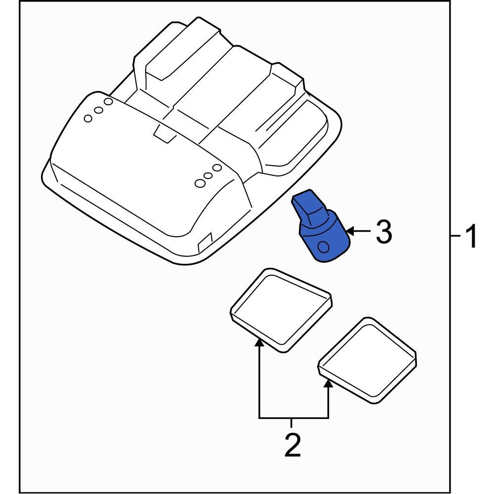 Hyundai OE 1864510019N - Map Light Bulb