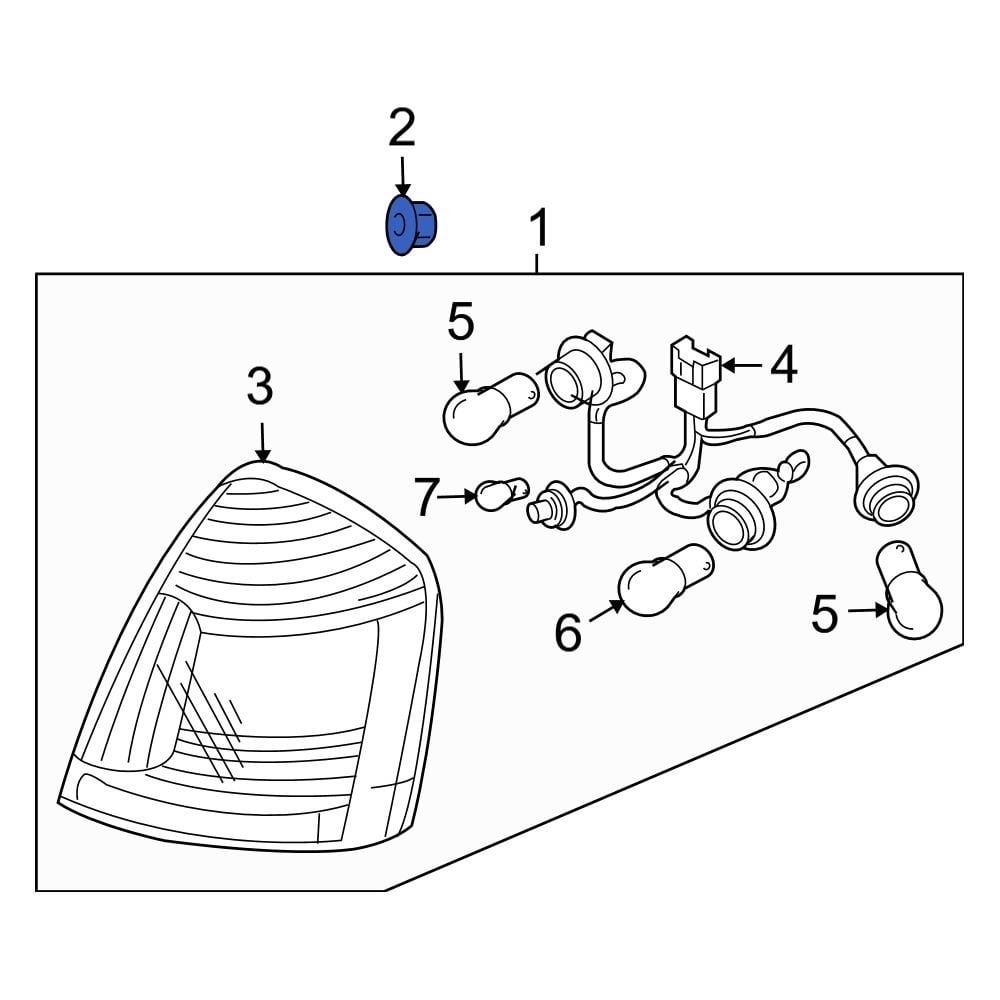 Hyundai OE 873131C000 - Tail Light Nut
