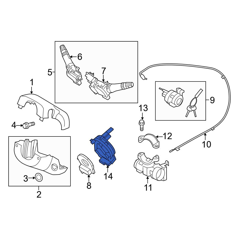 Hyundai OE 934901R451 - Air Bag Clockspring
