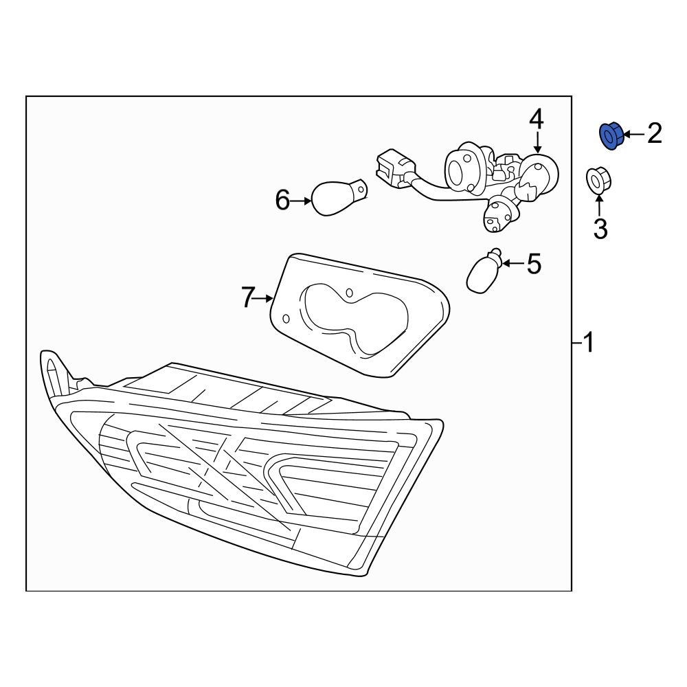 Hyundai OE 873131C000 - Tail Light Nut