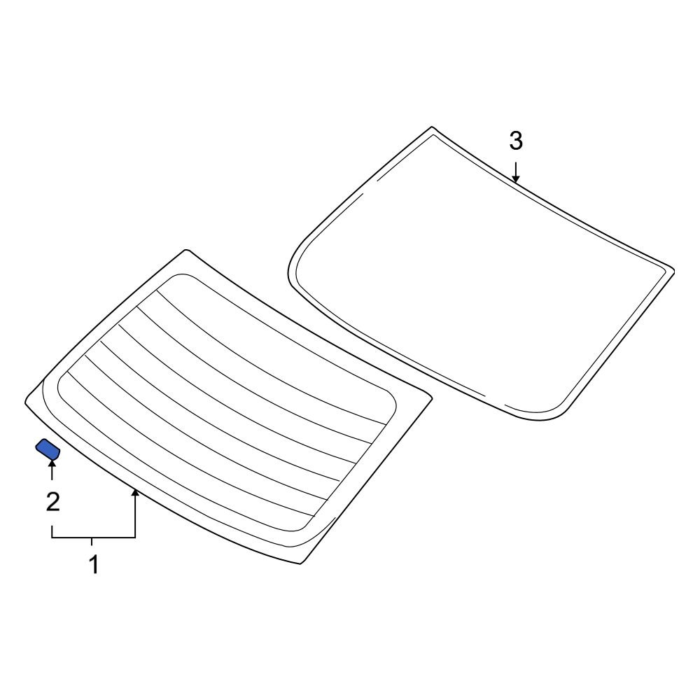 Hyundai OE 861143D000 - Windshield Insulator