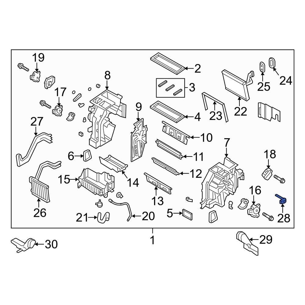 Hyundai OE 976143S100 - A/C Evaporator Temperature Sensor