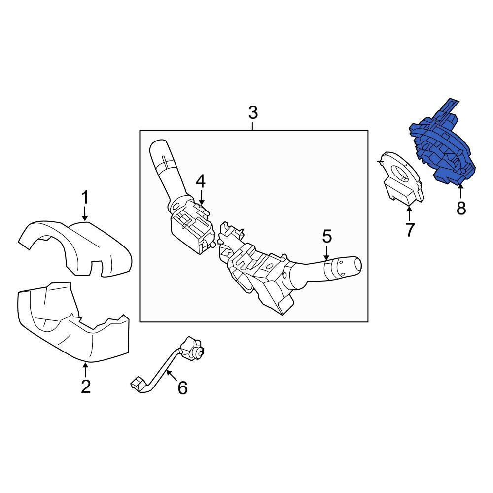Hyundai OE 934903V120 - Air Bag Clockspring