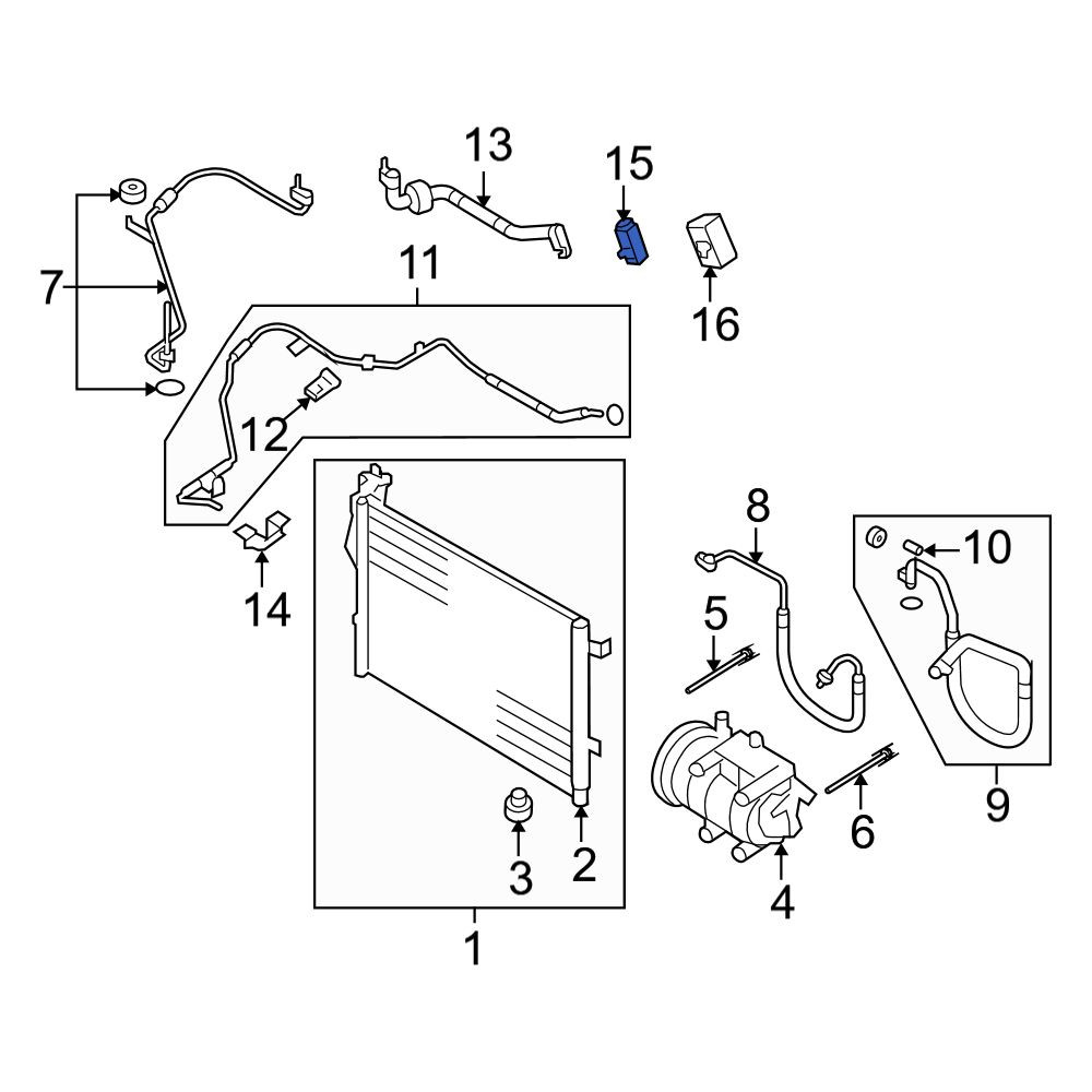 Hyundai OE 976262L100 - A/C Expansion Valve