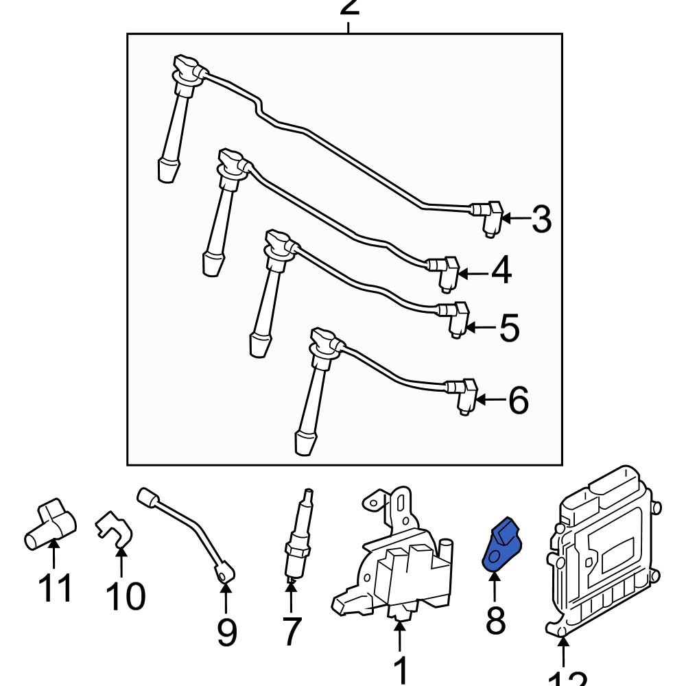 Hyundai OE 3918023910 - Engine Crankshaft Position Sensor
