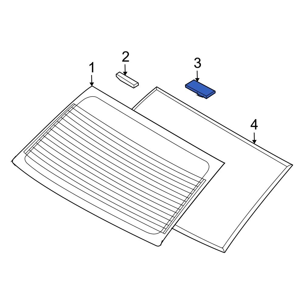 Hyundai OE 861143D000 - Windshield Insulator