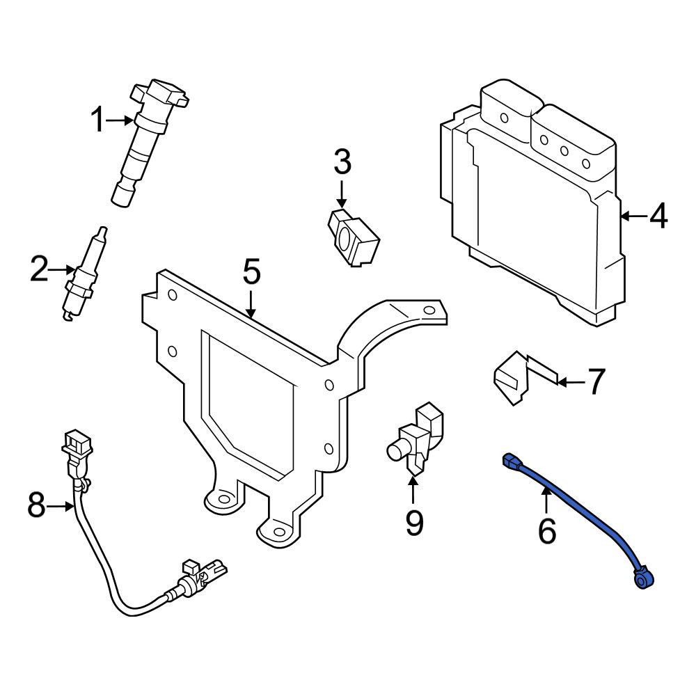Hyundai OE 392502E000 - Ignition Knock (Detonation) Sensor
