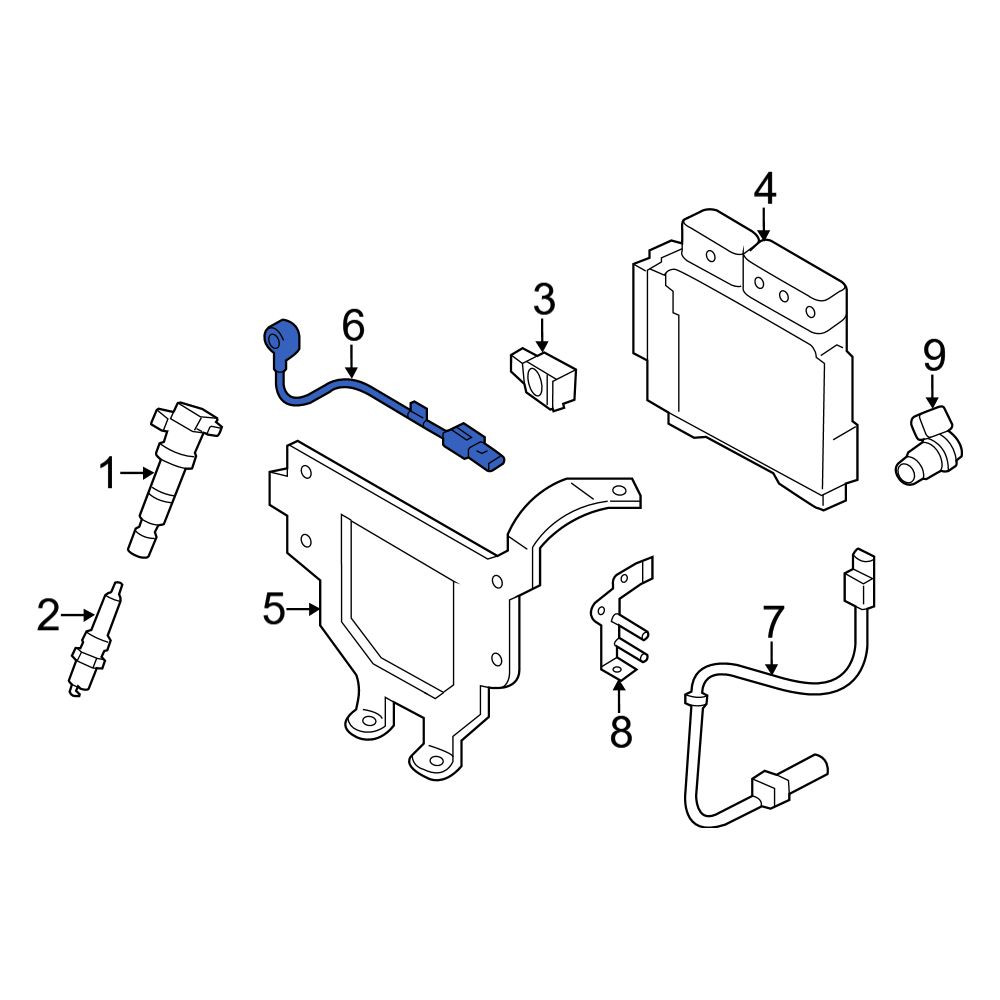 Hyundai OE 392502E000 - Ignition Knock (Detonation) Sensor