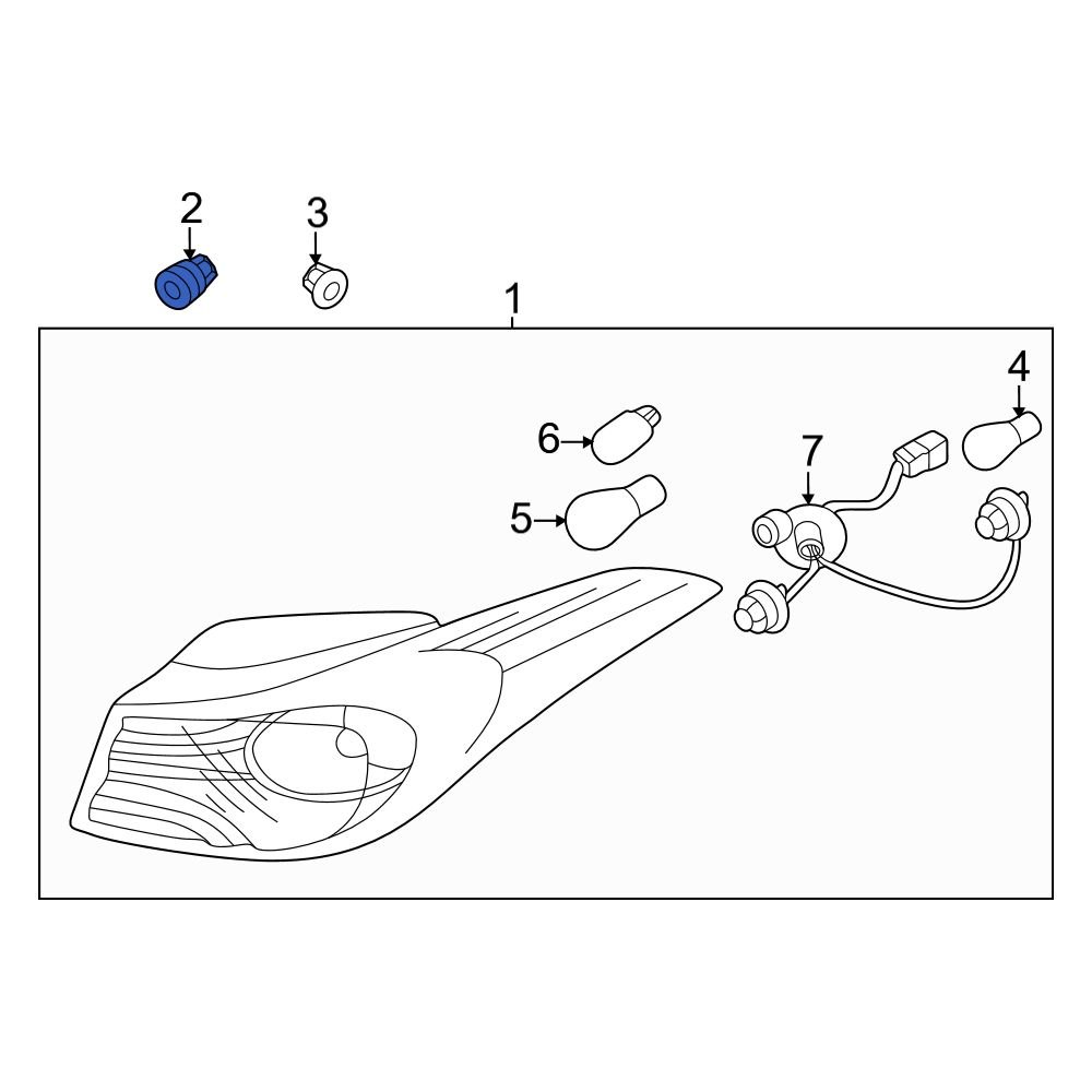 Hyundai OE 873131C000 - Tail Light Nut