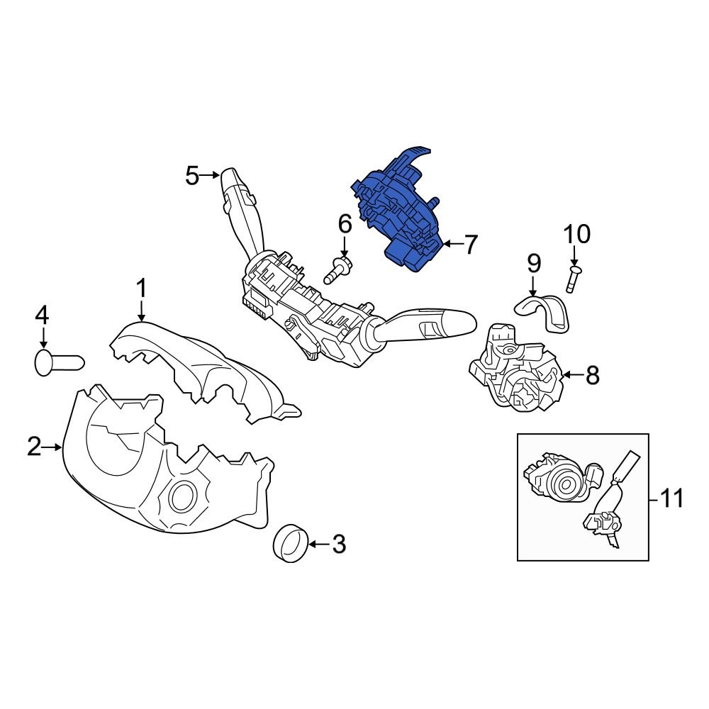 Hyundai OE 93490F2225 - Air Bag Clockspring