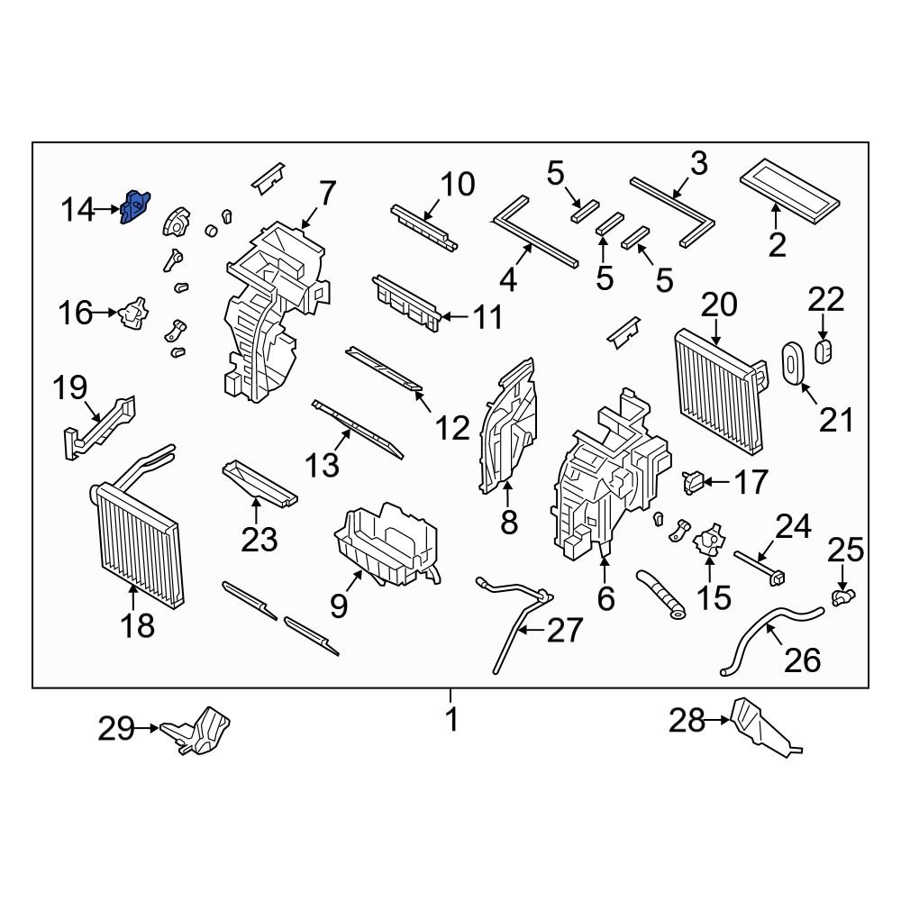 Hyundai OE 971573SAA0 - HVAC Air Inlet Door Actuator
