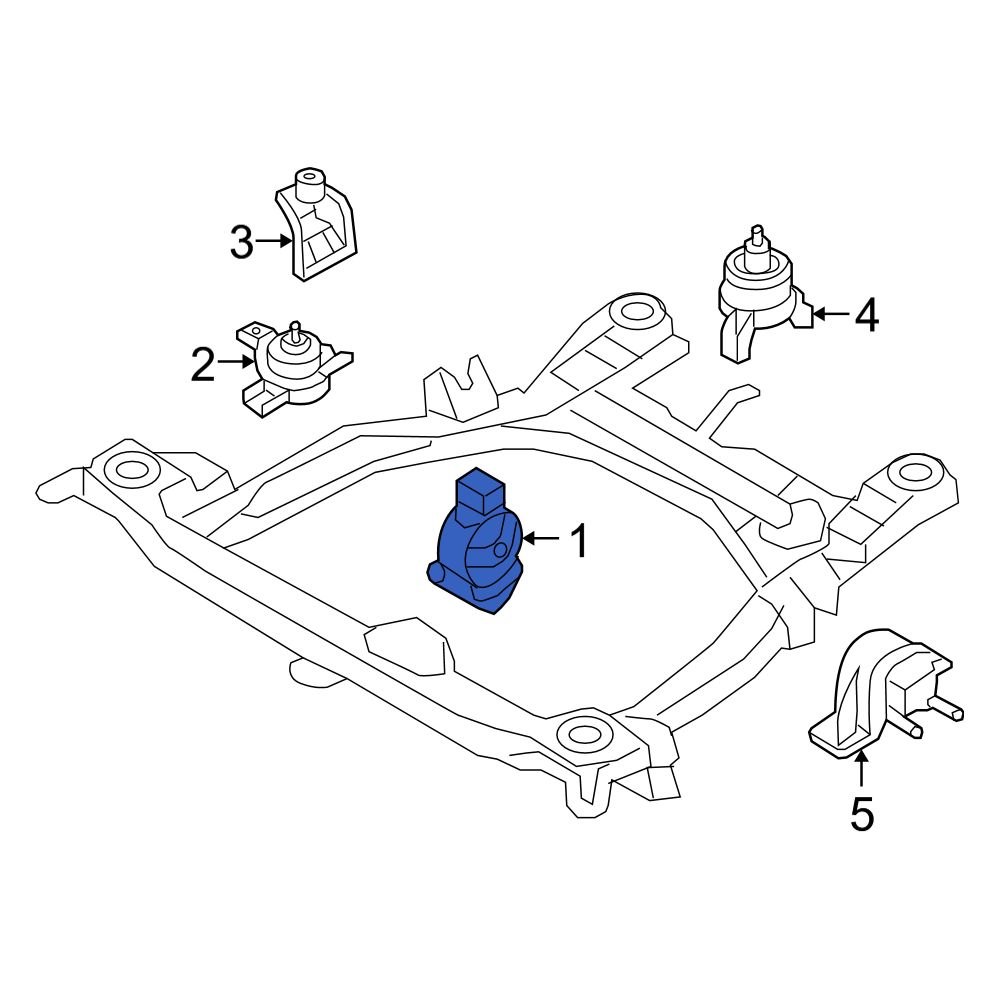 Hyundai OE 219102B500 - Front Engine Mount