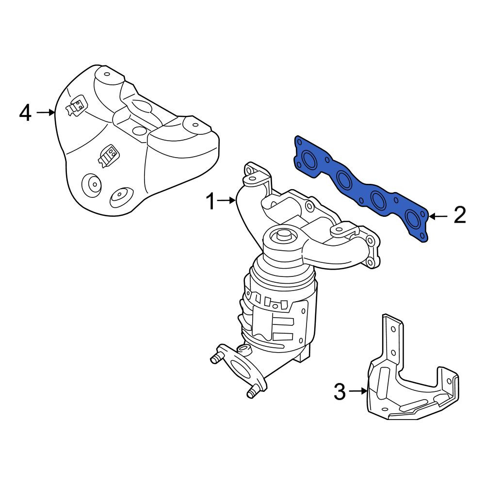 Hyundai OE 2852125020 - Exhaust Manifold Gasket
