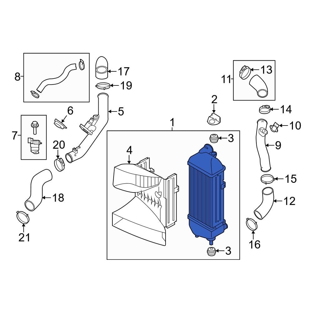 Hyundai OE 282702G300 - Intercooler